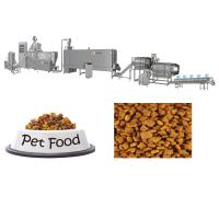 China Electric Automatic Kibble Dry Pet Food Production Line for sale