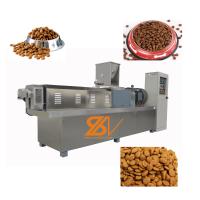 China Automatic Pet Food Extruder Line 150-1000kg/h Stainless Steel Twin Screw Dog Cat Food Machine for sale
