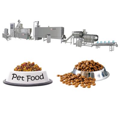 China Full Automatic Cat Kibble Dry Pet Food Production Line for sale