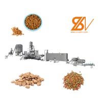 China Full Automatic Pet Dog Cat Extruder Making Production Line 3Ton/h Twin Screw for sale