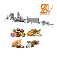 China 500-600 kg/h Dog Cat Pet Food Extruder Processing Line 380V 50Hz for sale