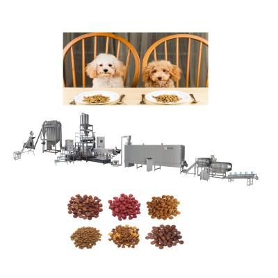 China Automatic Dog Cat Pet Food Production Line Stainless Steel 304 Capacity 150-5000kg/h for sale