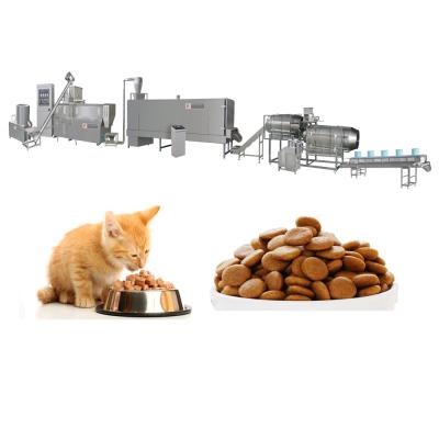 China Fully Automatic Dry Kibble Dog Food Machine 500-600kg/h Capacity with 105KW Power Stainless Steel Construction for sale