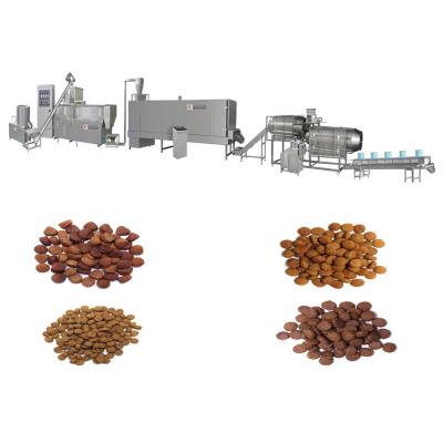 China Dry Dog Pet Food Processing Machine Line with 100-600kg/h Capacity and 95-280KW Power Options for sale