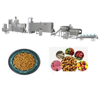 China SBN Stainless Steel Dry Dog Food Pellet Making Machine - Twin Screw Extruder 140-2500kg/h Capacity for sale