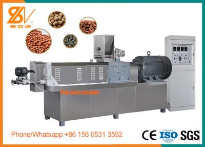 China Floating Sinking Fish Feed Extruder Machine 100-3000KG/H Capacity for Aquaculture Feed Production for sale