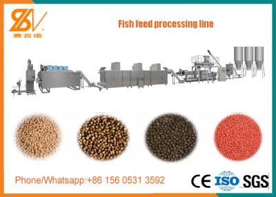 China 500kg/H Twin Screw Fish Pellet Extruder Floating Feed Machine 1-12mm Die for sale