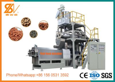 China SLG95 Fish Feed Extruder Stainless Steel Steam 200kg/h Schneider Electric for sale