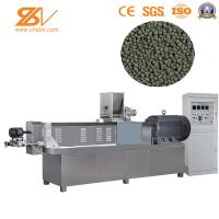 China Twin-Screw Fish Feed Extruder Machine with 100-2500 kg/h Capacity and 52-226 kW Power Range for sale
