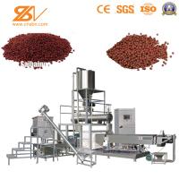 China SLG135 Twin Screw Fish Feed Extruder 4500-5000 kg/h Floating Fish Food Making Machine for sale