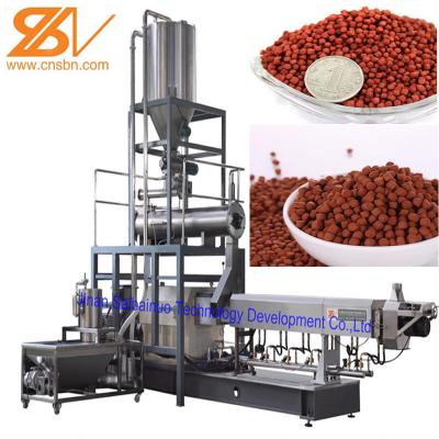 China Bird Feed Extruder Machine Production Line 500-600 kg/h Capacity with 1 Year Warranty and Stainless Steel Construction for sale