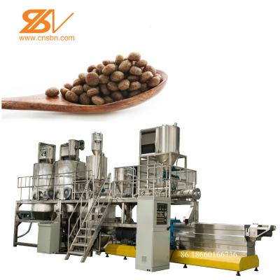 China Dry Pet Dog Food Machine Production Line 100-120kg/h Capacity with BV Certification for Multi-Shape Treats for sale