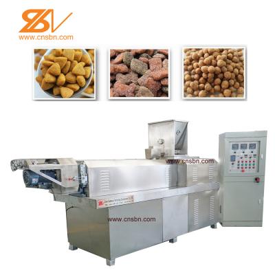 China SLG65 Pet Food Extruder Machine with 38CrMoAlA Screw Material - 500kg/h Output Capacity for sale