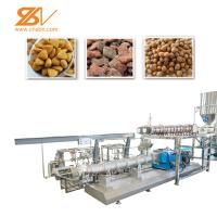 China Automatic Pet Food Extruder Production Line 150kg/h Dog Food Machine Siemens Motor for sale