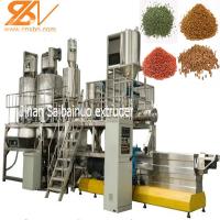 China Twin Screw Pet Food Extrusion Equipment 100-6000kg/h Stainless Steel 201 for sale