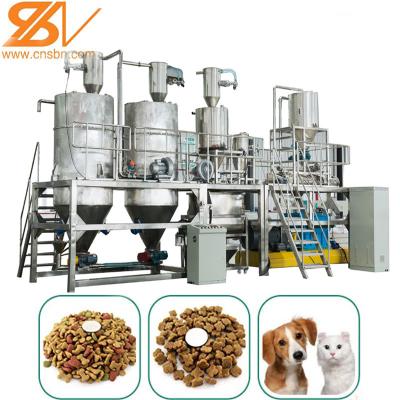 China Double Screw Pet Food Extruder Machinery 58-380KW with 100kg/h to 6t/h Capacity for Dog Cat Fish Feed Production for sale