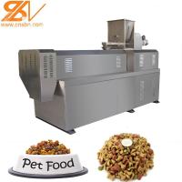 China Industrial Dog Food Extruder Machinery 120-1000kg/h Capacity with 65-250KW Power for Dry Kibble Production for sale