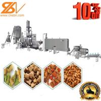China Puffing Snack Dog Food Manufacturing Equipment SUS201/SUS304 Grade with 100-160kg/h to 4-6t/h Capacity Options for sale