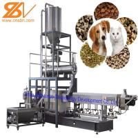 China Dry and Wet Type Dog Food Extruder Machine with BV Certification - 120-1000KG/H Output Capacity, 65-250KW Power for sale