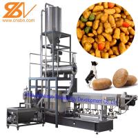 China 100kg/H to 6t/H Dry Kibble Dog Food Extruder Production Line with 95KW-280KW Power Range for sale