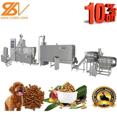 China SLG70 Twin Screw Pet Food Extruder 200-250kg/h with 110KW Power for Dog Cat Food Production for sale
