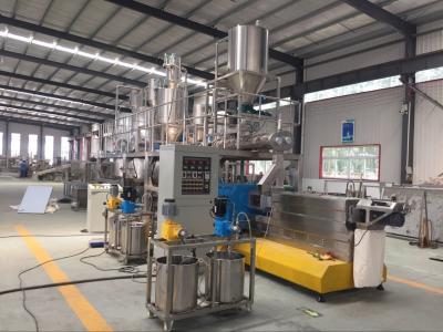 China Automatic Stainless Steel Dry Floating Fish Feed Production Line 120-150 kg/h for sale