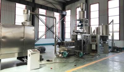China Fully Automatic SLG85 500kgh Fish feed extruder machine in SBN for sale