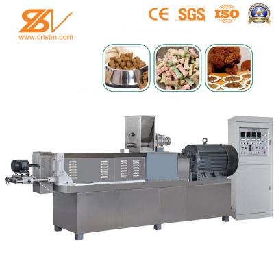 China Twin Screw Dog Food Extruder Processing Line with Siemens Motor - 140-160kg/h to 4.5-5Ton/h Output Capacity for sale