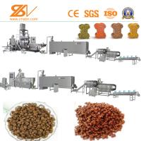 China 100-160kg/H Dog Food Extruder with 75-180kW Power and Stainless Steel Construction for Pet Food Production for sale
