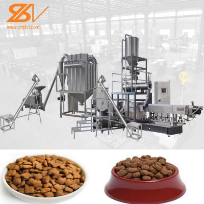 China Industrial Dog Food Pellet Making Machine 380V 50Hz with 140-160kg/h to 5 Ton/h Output Capacity for sale