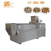 China Stainless Steel 304 Twin Screw Dog Food Extrusion Machine 58-200Kw Power 140kg-5Ton/h Output for sale
