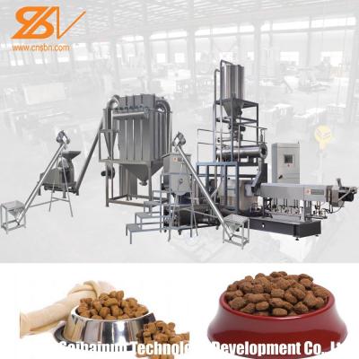 China Twin Screw Pet Food Extruder Machine with Siemens Motor - 140-1000kg/h Output Capacity for Dog, Cat & Fish Food for sale
