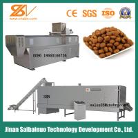 China Industrial Twin Screw Pet Food Extruder Machine 150-5000 kg/h Capacity 380V for sale
