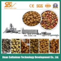 China Pet Food Extruder Machine 140-160kg/h Twin Screw Fish Feed Processing Line for sale