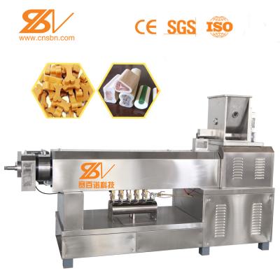 China Semi Moist Dog Treat Machine Stainless Steel Production Line with 200kg/h Capacity and Food Grade Materials for sale