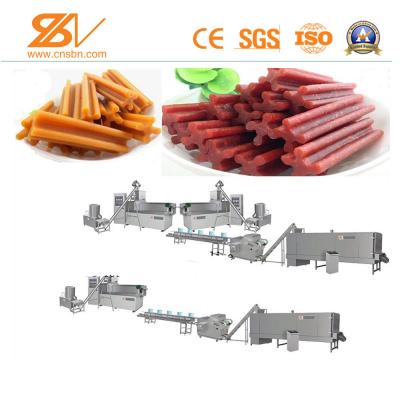 China 300KG/H Dog Chews Production Machine for Corn Starch Wheat Raw Materials - DLG150 Model Industrial Pet Treats Equipment for sale