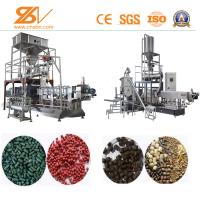 China SLG95 Large Capacity Floating Fish Feed Extruder Production Line 180kw 1-2t/h for sale