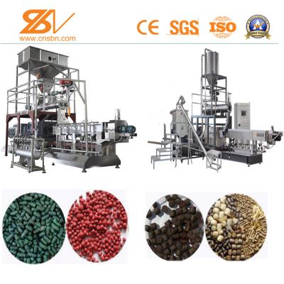China SLG95 Large Capacity Floating Fish Feed Extruder Production Line 180kw 1-2t/h for sale