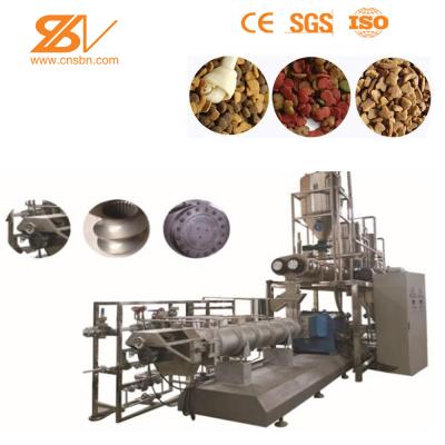 China Stainless Steel Pet Food Processing Line 150-5000 Kg/h Capacity with CE SGS Certification for sale