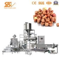 China Pet Food Extrusion Processing Line with 150-500kg/h Capacity and Stainless Steel Construction for Dry/Wet Treats for sale