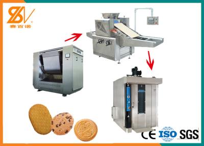 China Model-400 Semi Automatic Pet Dog Biscuit Making Machine with Electric Oven - 100-250kg/h Capacity, 47.25kW Power for sale