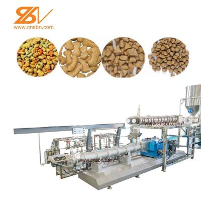China Floating Fish Dog Cat Pet Food Extruder Machine 380V 50HZ 120-150KG/H for sale