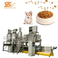 China Stainless Steel Pet Food Extruder Machine 250kg/h Capacity with 380V Power and Siemens Motor for sale