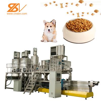 China Stainless Steel Pet Food Extruder Machine 250kg/h Capacity with 380V Power and Siemens Motor for sale