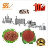 China Twin Screw Fish Feed Extruder System with Forced Lubrication - 58-80 kW Power, 140-600 kg/h Output Capacity for sale