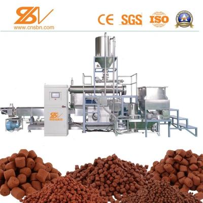China Industrial Floating Fish Pellet Machine 65-250KW with 120-1000KG/H Output Capacity for Aquaculture Feed Production for sale