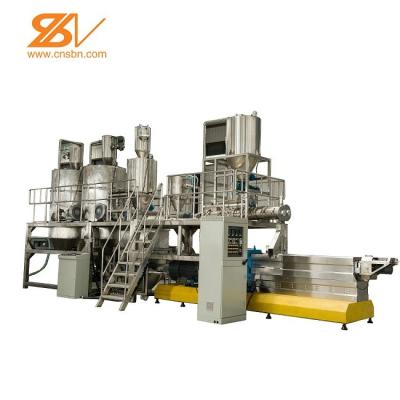 China Industrial Twin Screw Pet Food Extruder Machine 120-150kg/h 380V Stainless Steel for sale