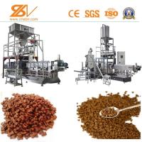 China SLG85 Twin Screw Pet Food Extruder Machine 500-600 KG/H Output with 190KW Power for sale