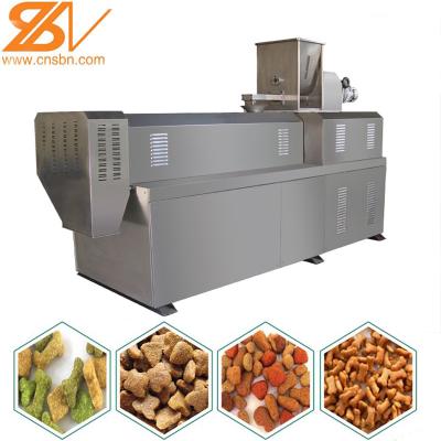 China Pet Food Extruder Machine 150-850kg/h Cat Dog Fish Feed Making Line for sale
