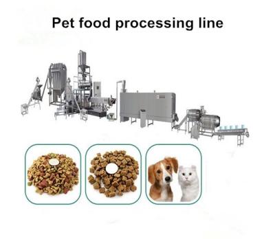 China Pet Food Processing Extruder Machine 140-1000 kg/h High Tech Dog Food Maker for sale